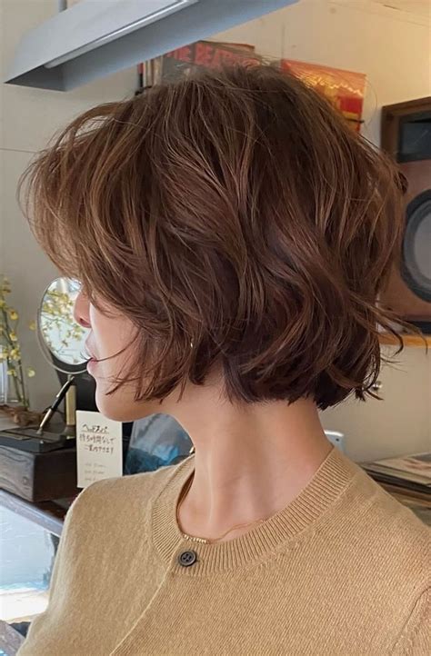 30 Textured And Wavy Short Haircuts That Pop Airy Layered Bob With