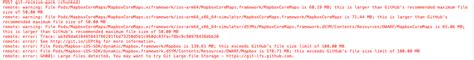 Sourcetree Github When Pushing Large Files Mapbox Framework Return Error Stack Overflow