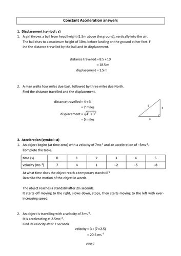 Edexcel A Level Mathematics Y1 2 Applied Teaching Resources