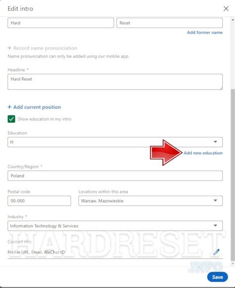 Cara Menambahkan Informasi Pendidikan Di Linkedin HardReset Info
