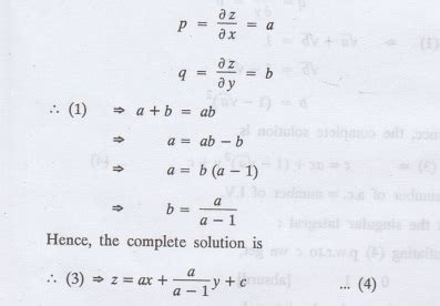 Solved Example Problems Based On First Order Partial Differential Equations P D E