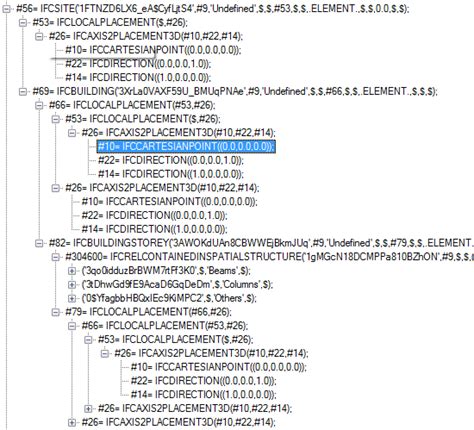 view ifc data as a text tree with this free utility such as coordinates in an ifc what revit