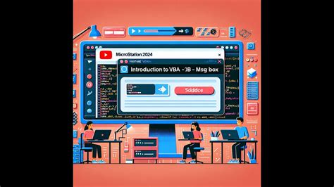 Microstation 2024 Introduction To Vba Msg Box Youtube