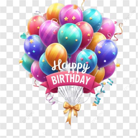 생일 축하 풍선 생일 축하 풍선 생일 축하 해요 행복하다 Png 일러스트 및 이미지 에 대한 무료 다운로드 Pngtree