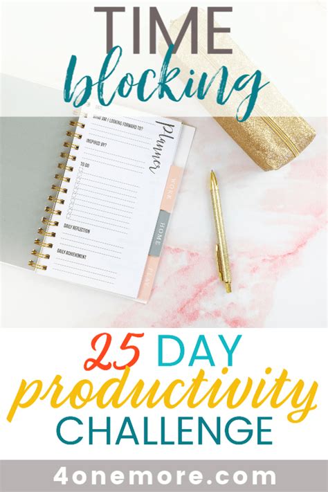 Time Blocking Productivity Challenge Artofit