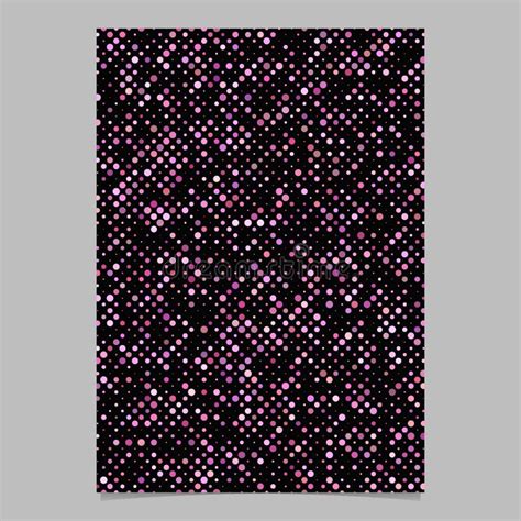 Pink Dot Pattern Brochure Background Vector Stationery Template Design Stock Vector