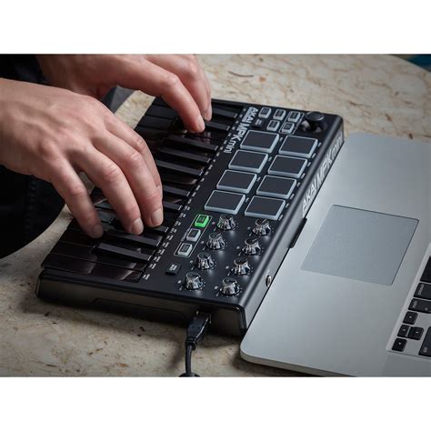 Akai Mpk Mini Mk2 Black Midi Keyboard 25 Key With Mpc Pads Dj City