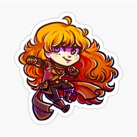 Chibi Yang Sticker For Sale By Donutdoxy Redbubble