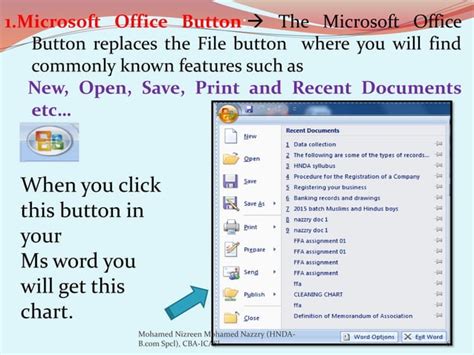 Introduction Ms Word For Ppt