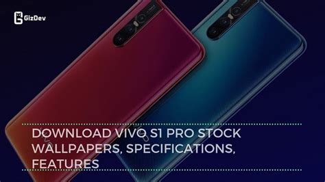 Download Vivo S Pro Stock Wallpapers Specifications Features
