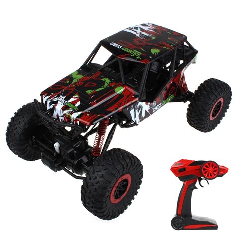 High Speed RC Car 1 / 10 Scale 2.4G Four wheel Drive Car Remote Control ...
