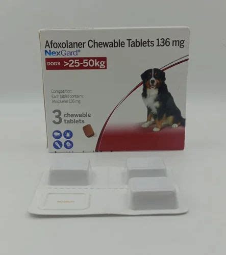 Nexgard Afoxolaner Chewable Tablets For Personal Non Prescription At Rs 1000 Box In Nagpur