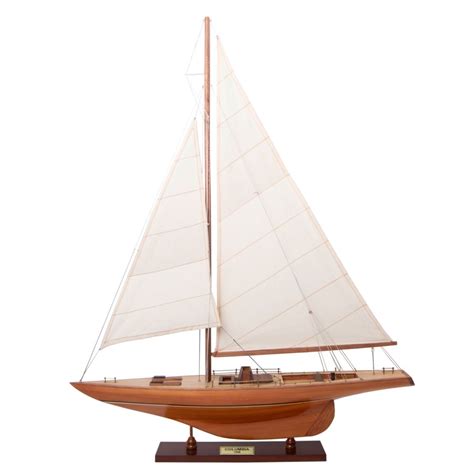 Y011 Columbia Sm Sailboat Model America Cup