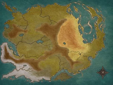 Creating A Map Part 2 Erdor S Rivers And Biomes R Inkarnate