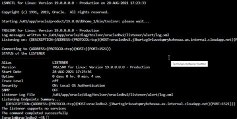 Unable To Connet To Oracle Server In Azure Ora 12514 Tns Listener Does Not Currently Know Of