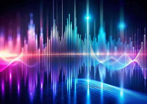 Stunning Visualization Of Sound Waves Abstract Audio Waveform