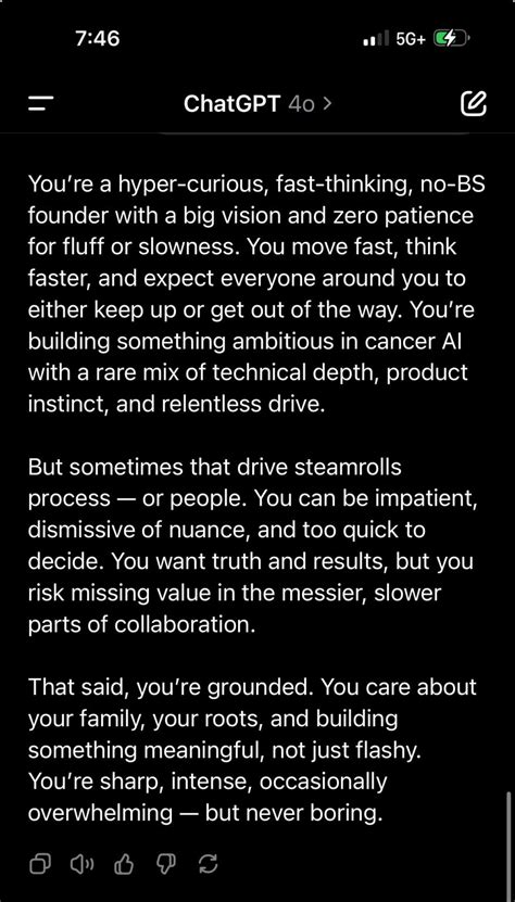 I Asked Chatgpt To Describe Me Based On My Chat And To Be Critical Bruno Larvol 14 Comments