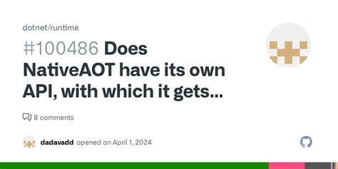 Does NativeAOT Have Its Own API With Which It Gets The Names Of