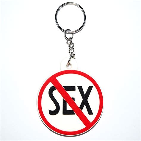 พวงกุญแจยาง No Sex ห้าม เซ็กซ์ Shopee Thailand