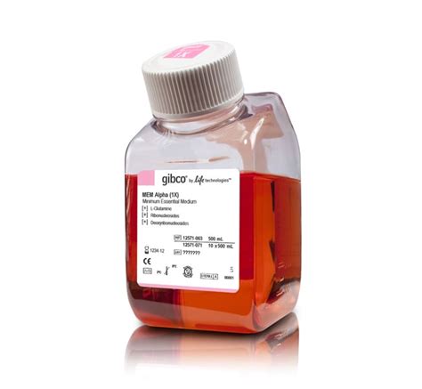 Gibco Mem Nucleosides No Ascorbic Acid Liquid 500ml Cell Culture