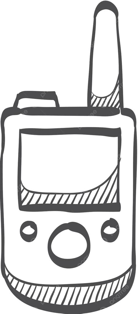 Sketch Icon Gps Pictogram Satellite Transportation Vector Pictogram