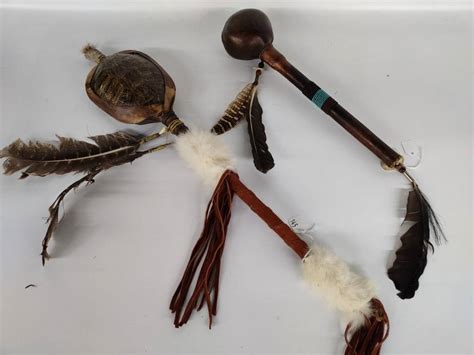 Native American Ritual Turtle Shell Rattles Auction