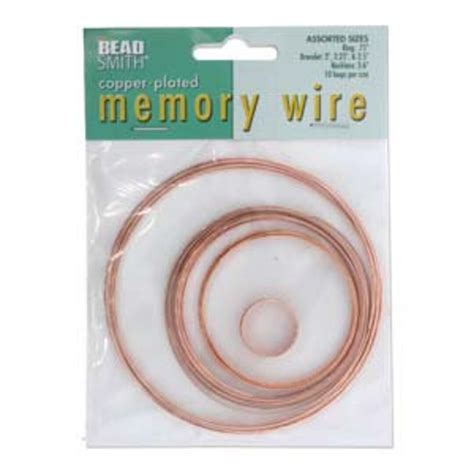 Memory Wire Copper Plated Stainless Steel Memory Wire Assortment