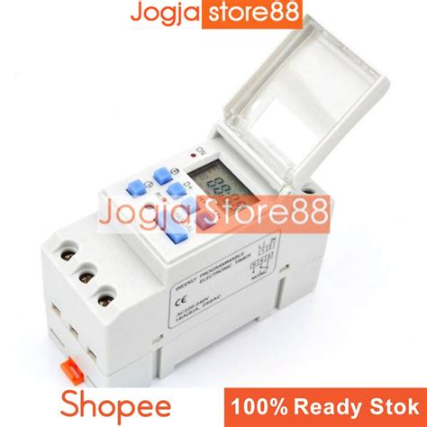 Jual Power Timer Programmable Time Switch Relay 16a 220v 2000w White Shopee Indonesia