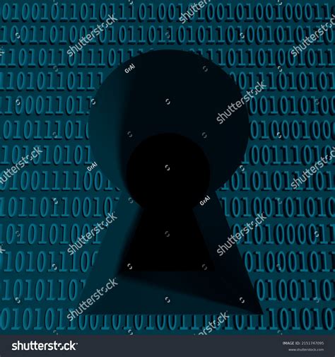 Keyhole Binary Machine Language Cyber Security Stock Illustration 2151747095 Shutterstock