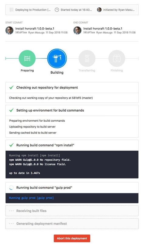 Deploying A Craft Cms Site With Gulp And Deployhqs Automated Build And Ssh Commands Masuga