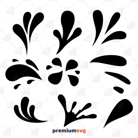Water Splash Clipart Outline Water Splash Clipart Outline