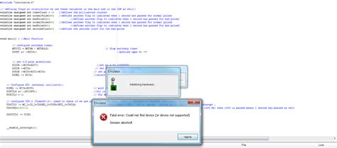 Fatal Error Could Not Find Device Msp Low Power Microcontroller Forum Msp Low Power