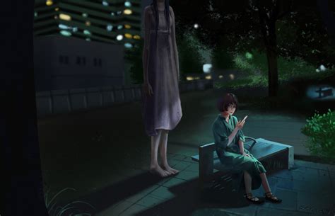 The 8 Foot Tall Woman Hachishakusama Japanese Urban L