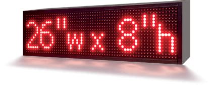LED Scrolling Message Signs JantecNeon Com