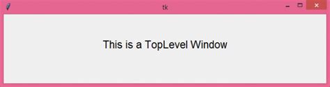 Tkinter Wait Window