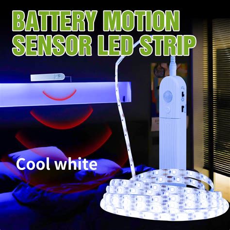 Smart Turn Op Off Pir Motion Sensor Led Strip Batt Grandado