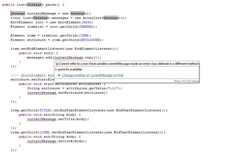 Database Annoying Android Rss Problem Stack Overflow
