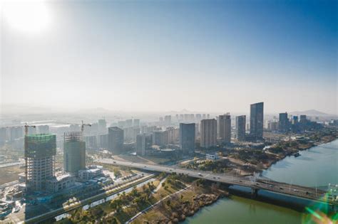 上虞城西e游小镇城市风光航拍 都市风光 建筑摄影 摄影素材 汇图网www huitu