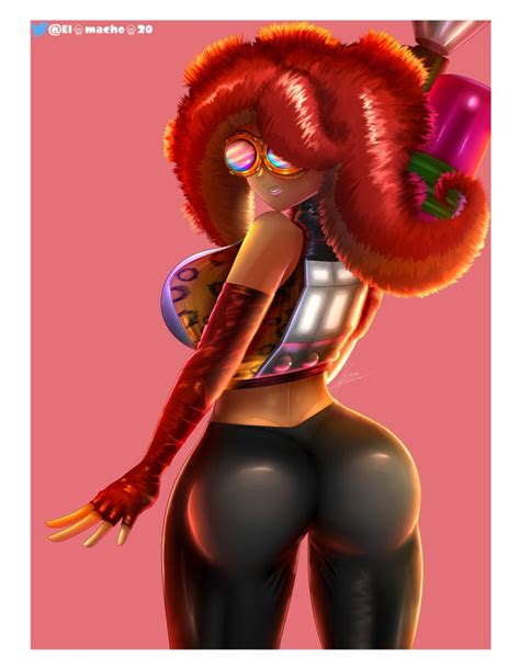 Rule 34 Ass Ass Focus Breasts El Macho 20 Fuzzy Splatoon Fuzzy Octoling Midriff Octoling