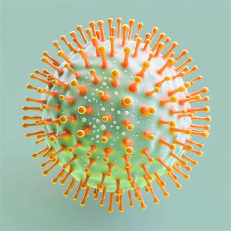 Spherical Virus Particle Rendering Stock Illustration Illustration Of Proteins Cell 311900362