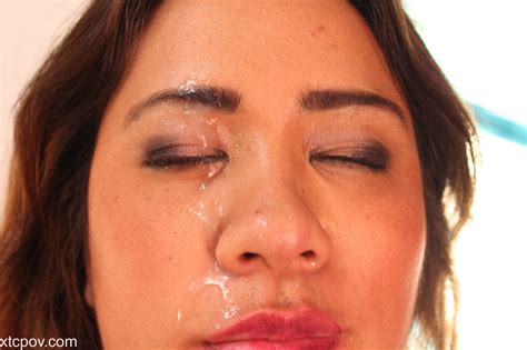 China Lynn Gives A Great Blowjob And Ends Up With A Sticky Cum Covered Face Photos