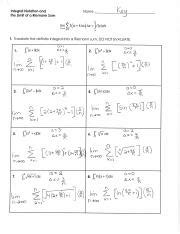 Understanding Integral Notation And The Limit Of A Riemann Sum Course Hero