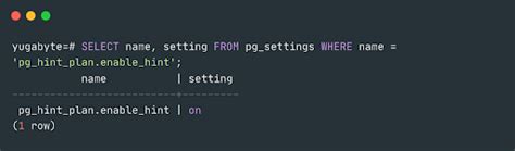 make the most of query planner hints in ysql yugabyte