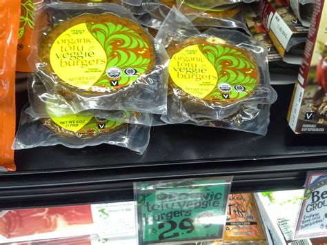 Exploring Trader Joes Trader Joes Organic Tofu Veggie Burgers