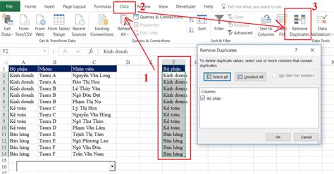Hướng Dẫn Cách Tạo Danh Sách Không Có Giá Trị Trùng Trong Combobox Học Excel Online Miễn Phí