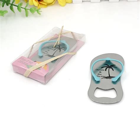 50pcs Customized Flip Flop Bottle Opener Beach Themed 43 Off