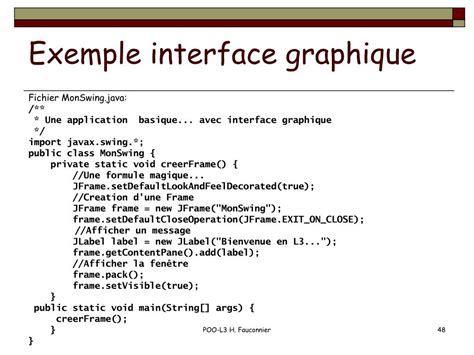 Ppt Cours Programmation Orientée Objet En Java Powerpoint
