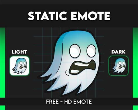 Cute Ghost Emotes For Twitch And Discord