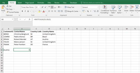 Hàm Match Là Gì Cách Sử Dụng Hàm Match Trong Excel Và Ví Dụ