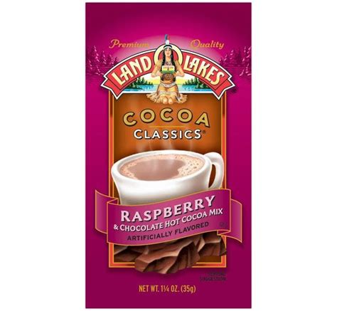 Raspberry And Chocolate Hot Cocoa Mix Land Olakes Hot Cocoa Classics